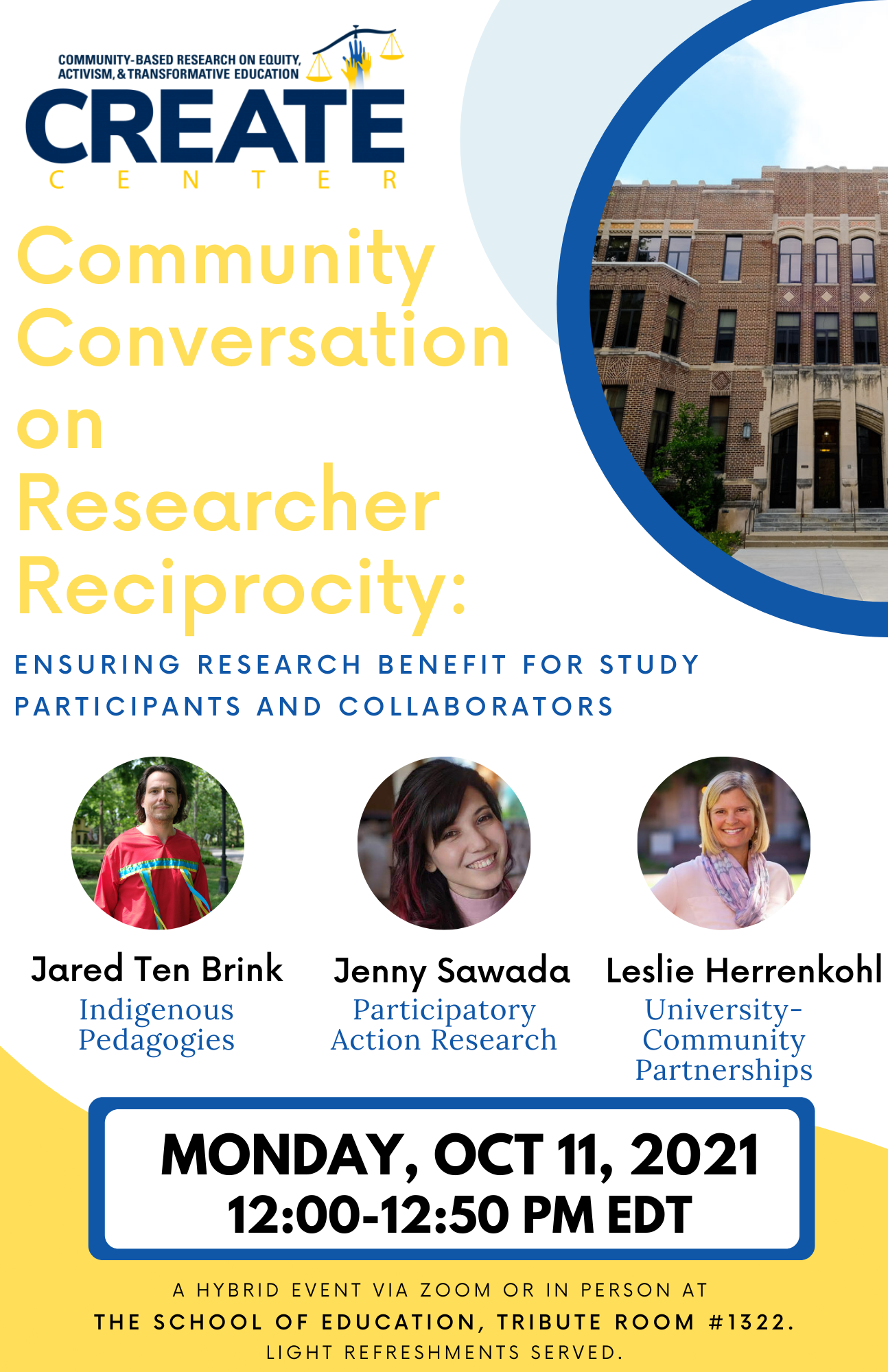 Conversations & Events – CREATE