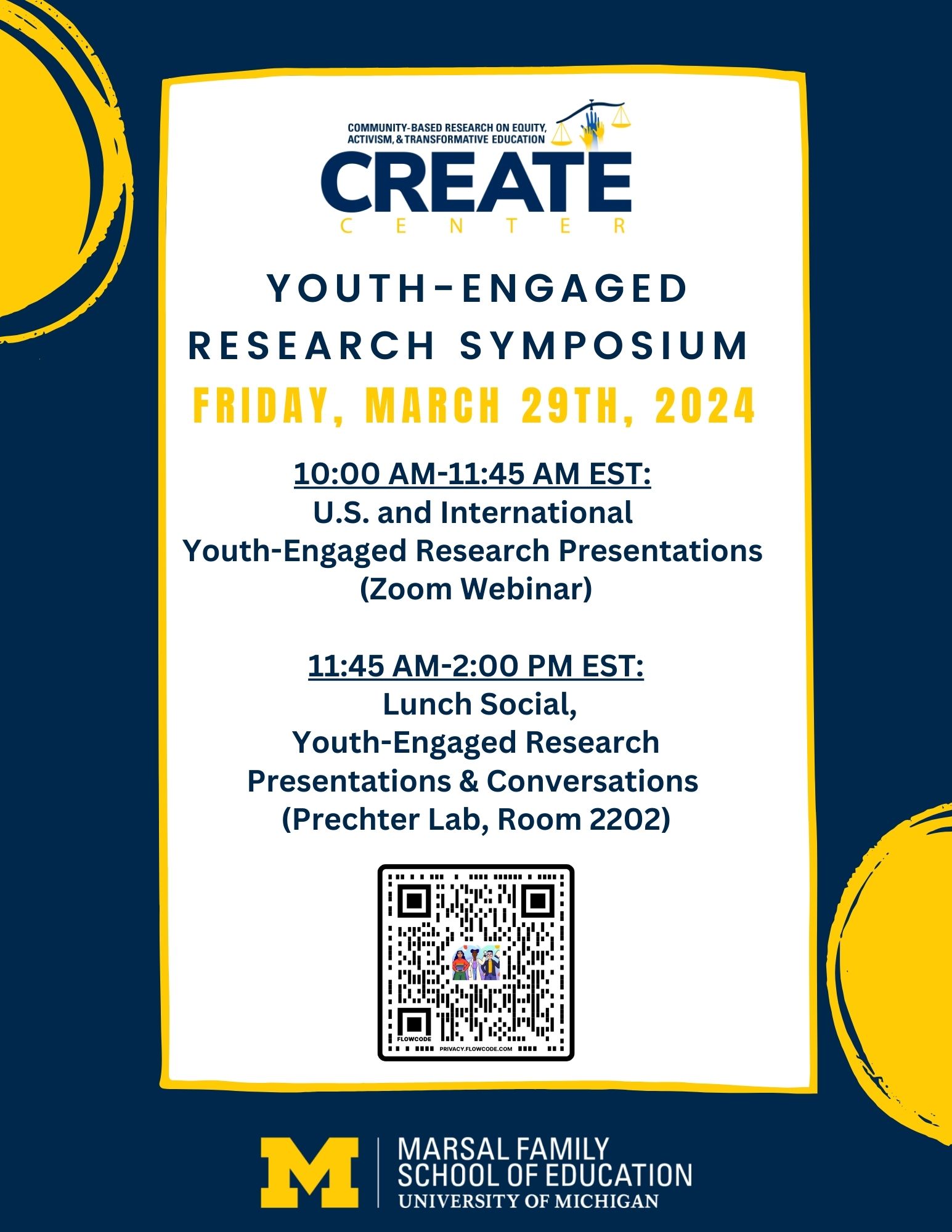 Youth-Engaged Research Symposium – CREATE